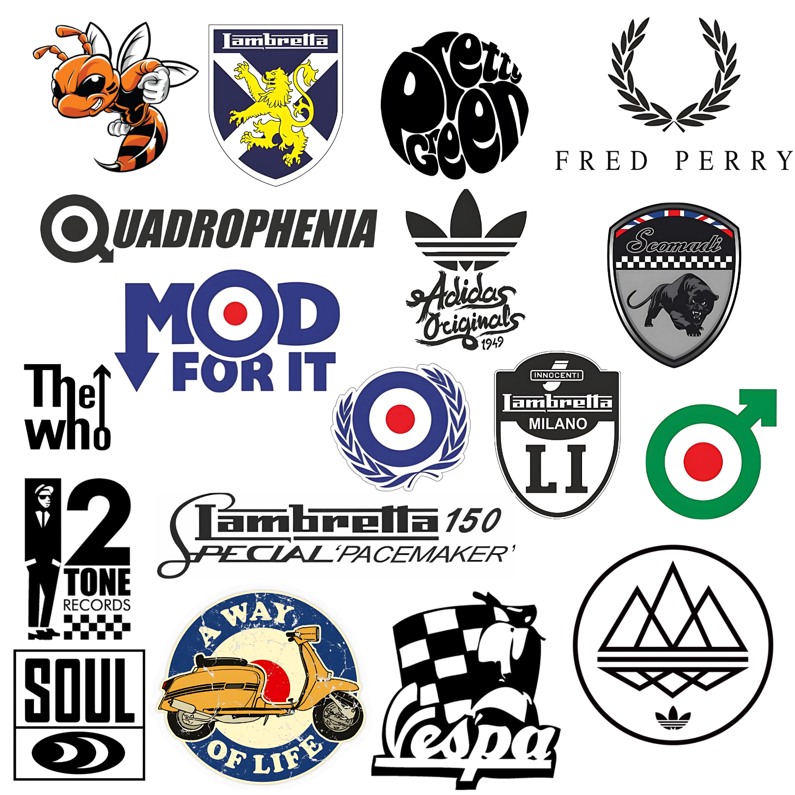 Vinyl Stickers and Emblems – Spicy Scooters